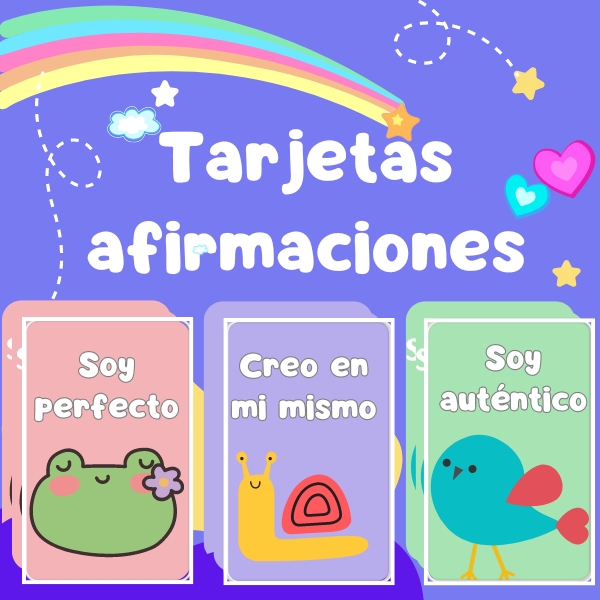 Tarjetas Afirmaciones positivas – Alfabetizando.ar