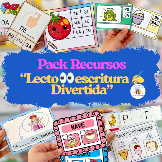 Pack Recursos “Lectoescritura Divertida” – Alfabetizando.ar